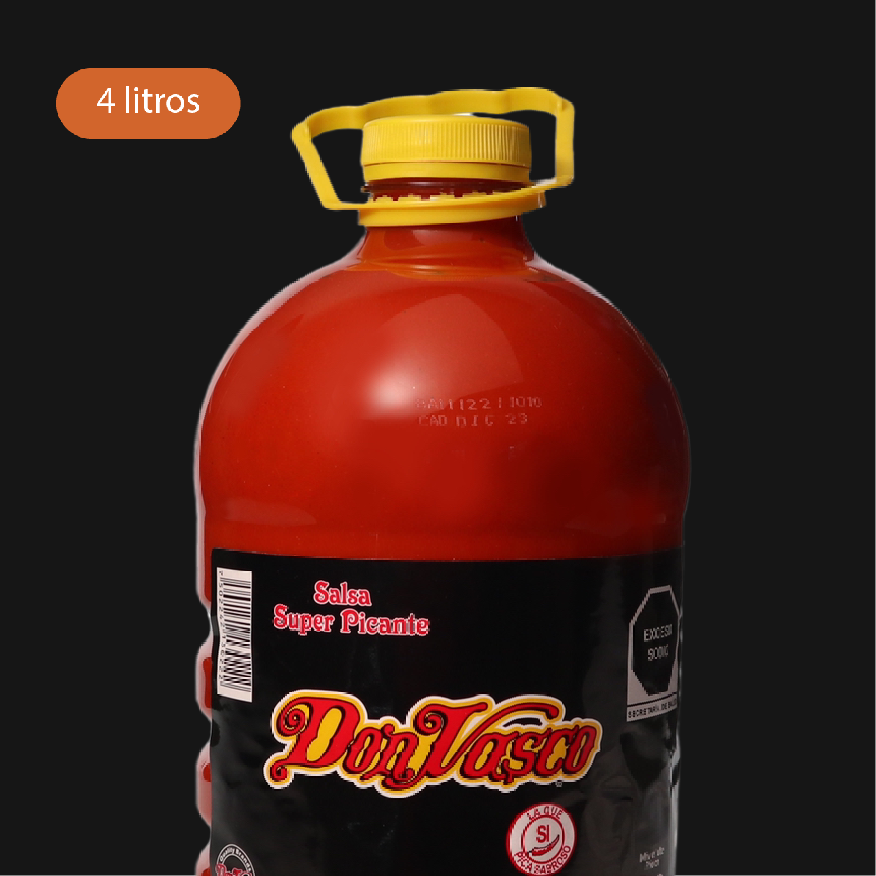 Don Vasco Etiqueta Negra 4 lts – Salsas don vasco